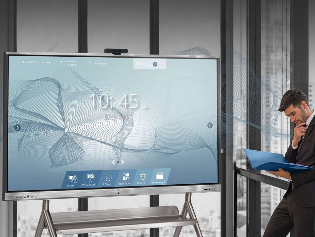 Ecran tactile géant TOUCH du 65 au 110 pouces | SimplyTab