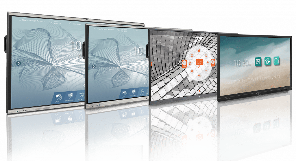 Interactive screen from 55 to 110 inches | SimplyTab