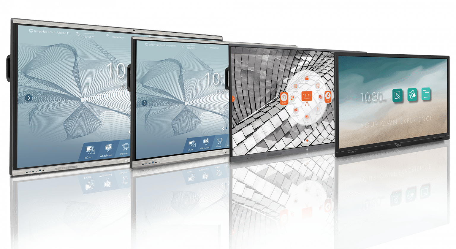 Interactive screen from 55 to 110 inches | SimplyTab