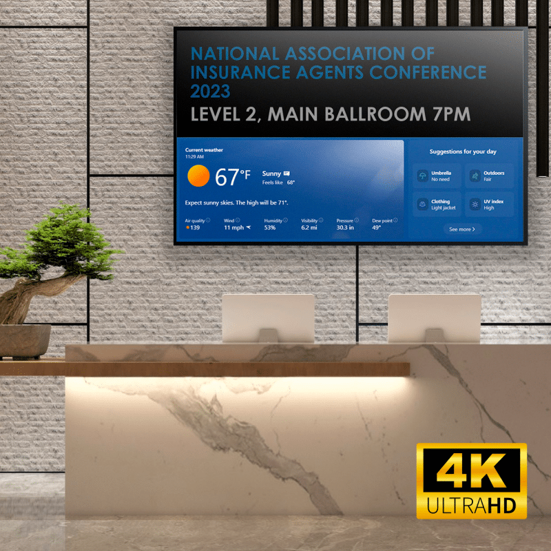 Digital signage screen | Simplytab