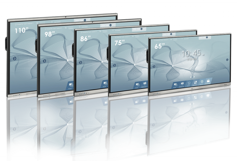 Interactive screen from 55 to 110 inches | SimplyTab
