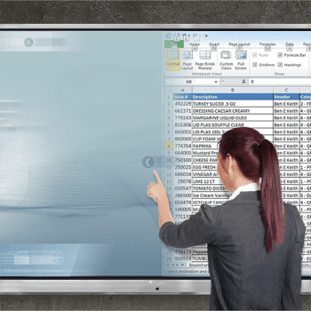 Ecran tactile géant TOUCH du 65 au 110 pouces | SimplyTab