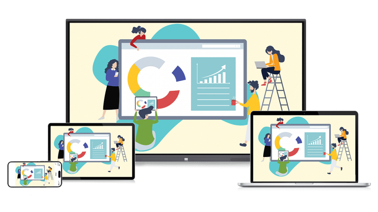 BYOM and BYOD on your interactive screens with InCast | Simplytab