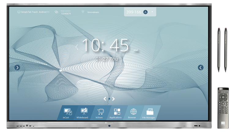 Ecran tactile géant TOUCH du 65 au 110 pouces | SimplyTab