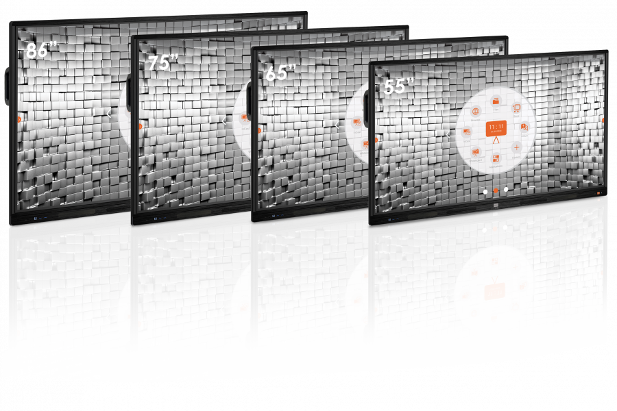 Interactive screen from 55 to 110 inches | SimplyTab